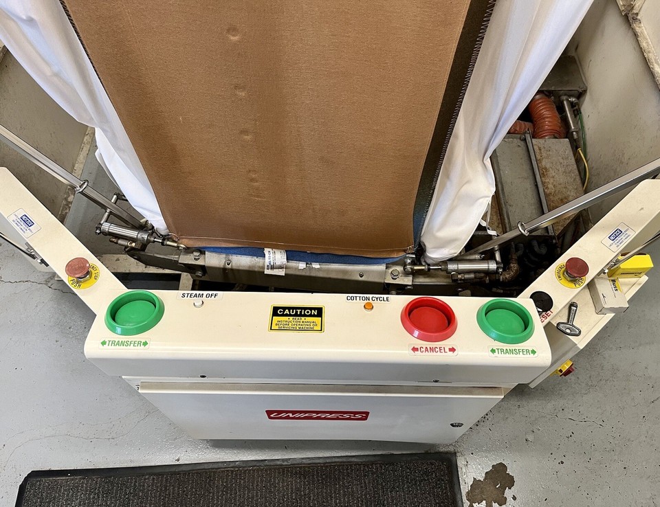 Unipress CRD Compact Rotary Double Buck Shirt Press Machine | eBay