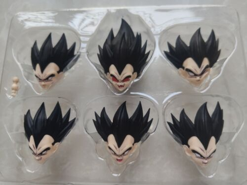 custom dragon ball shf super saiyan vegeta head sculpture | eBay