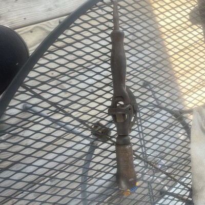 antique vintage bit brace & angle boring attachment | eBay
