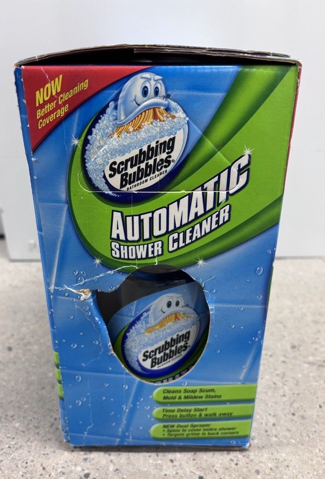 SCRUBBING BUBBLES Automatic Shower Cleaner Sprayer Kit TWO 34 oz ...