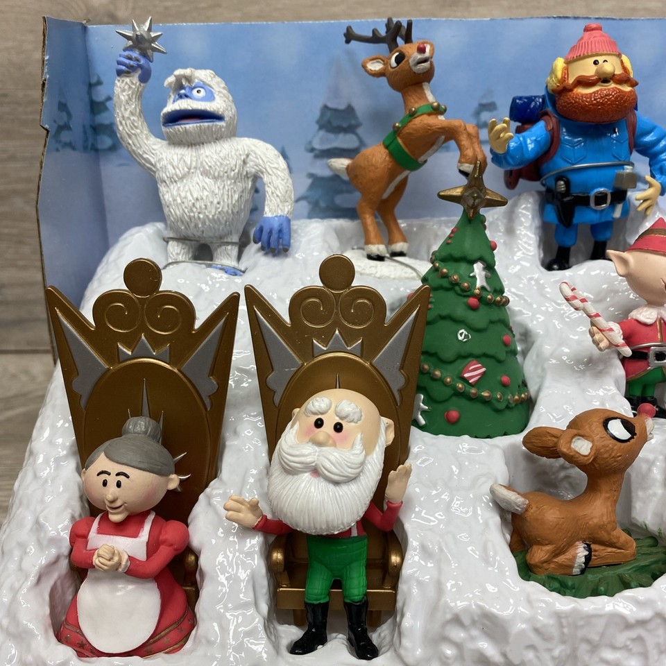 Rudolph the Red Nose Reindeer Ultimate Figurine Collection 15 Figures ...