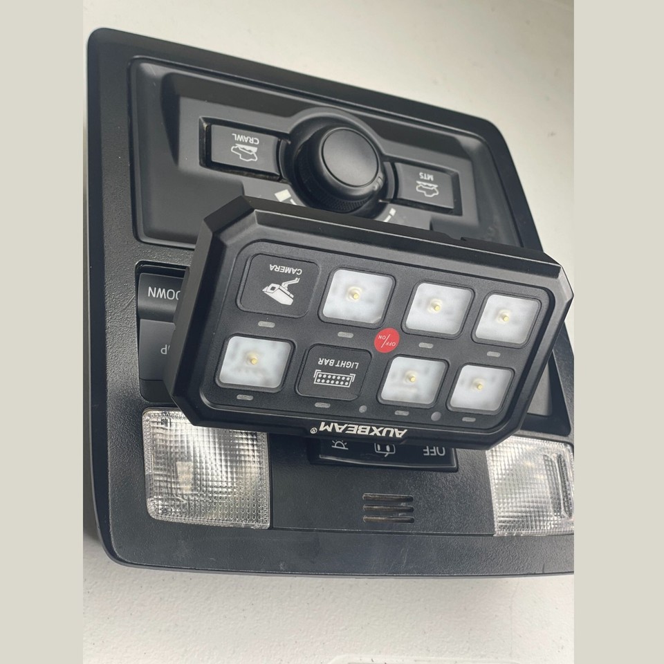 3rd Gen Tacoma Overhead Console Mounting Auxbeam 8 Gang XL | eBay