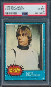 Luke Skywalker 1977 Topps #1 Base Price Guide - Sports Card Investor