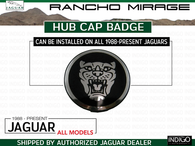 Jaguar OEM Wheel Center Cap Black Growler 1 Piece X-TYPE XJ XJ XF ...