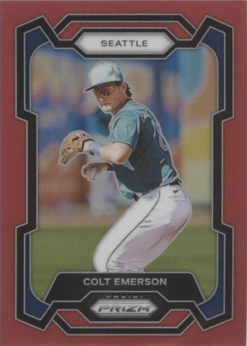 2024 Panini Prizm - Colt Emerson #265 Red Prizm /299 (RC) for sale ...