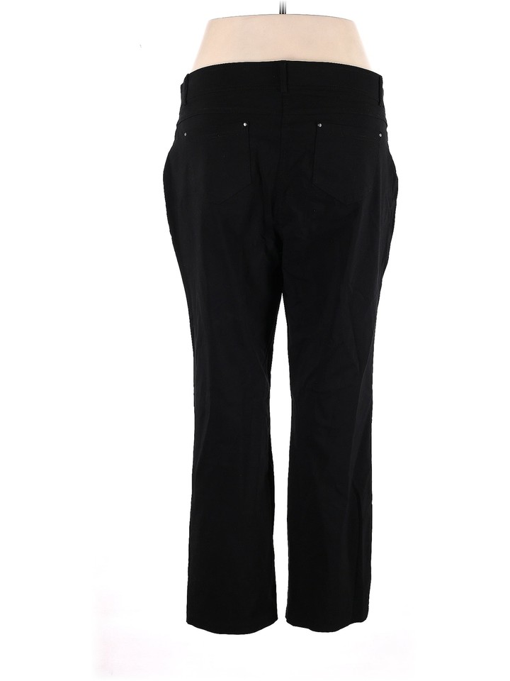 89th & Madison Women Black Casual Pants 18 Plus | eBay