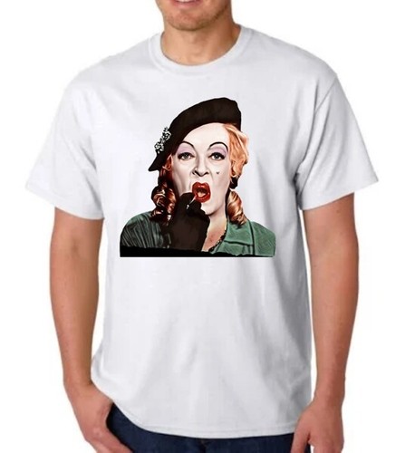WHATEVER HAPPENED TO BABY JANE TEE T-SHIRT LIPSTICK BETTE DAViS TEE | eBay