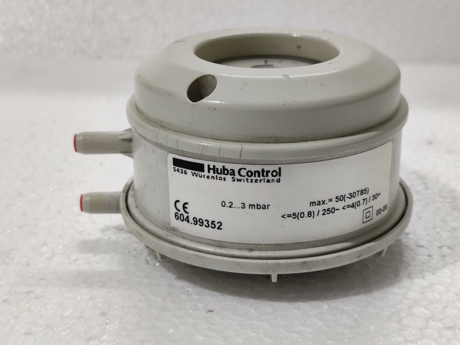 Huba Control 604 Mechanical Pressure Switch 0.2 - 3 mbar 604.99352 | eBay