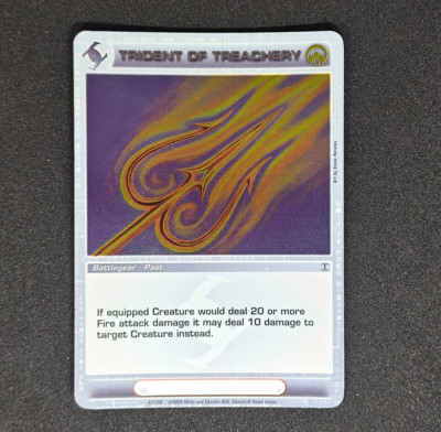 Trindent of Treachery Rare Foil Battlegear Alliances Unraveled Chaotic ...