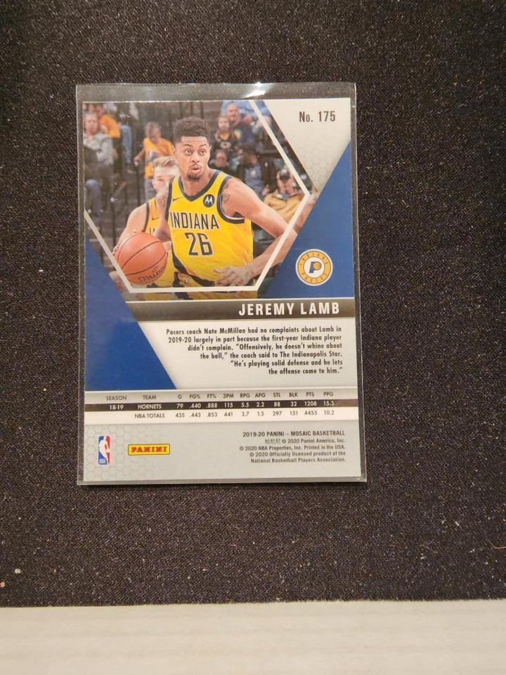 JEREMY LAMB CARD #175 BUY ANY 2 ITEMS FOR 50% OFF B221R1S3P8 | eBay