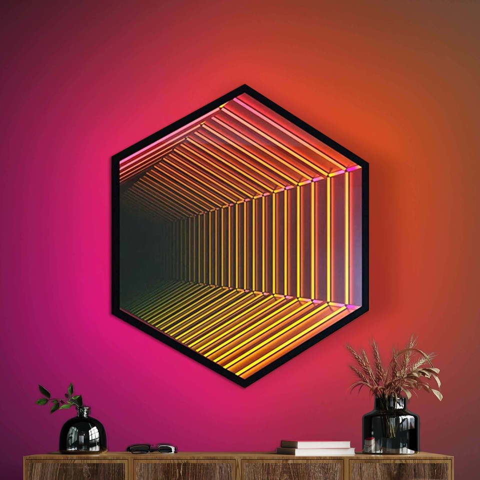 Hexagon Infinity Mirror | eBay