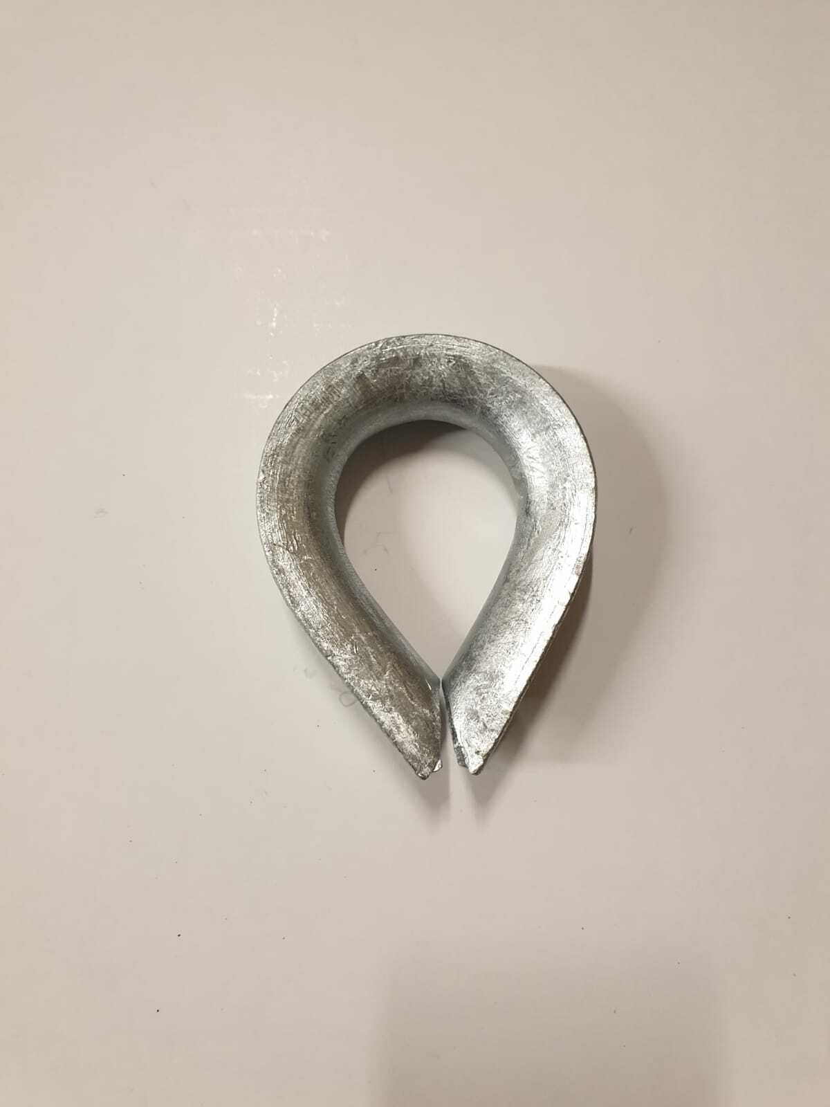 Galvanized Wire Rope Thimble - BS464 - Choose Size & Quantity - Hard ...