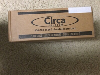 CIRCA TELECOM 5-PIN SURGE PROTECTION MODULES-DIGITAL BOX OF (100) 3B1S ...