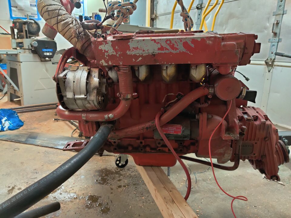 Westerbeke 38B FOUR 37 HP Marine Diesel Engine with Transmission / Gear ...