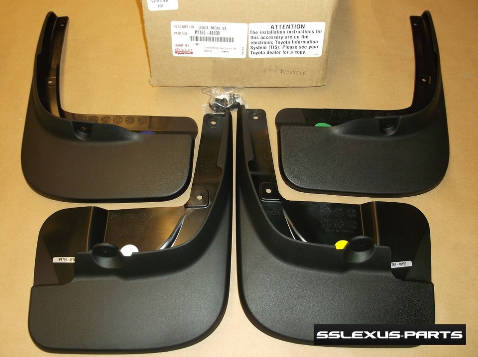 Lexus RX350 RX450H (2010-2015) OEM Genuine MUDGUARDS MUD FLAPS PT769 ...