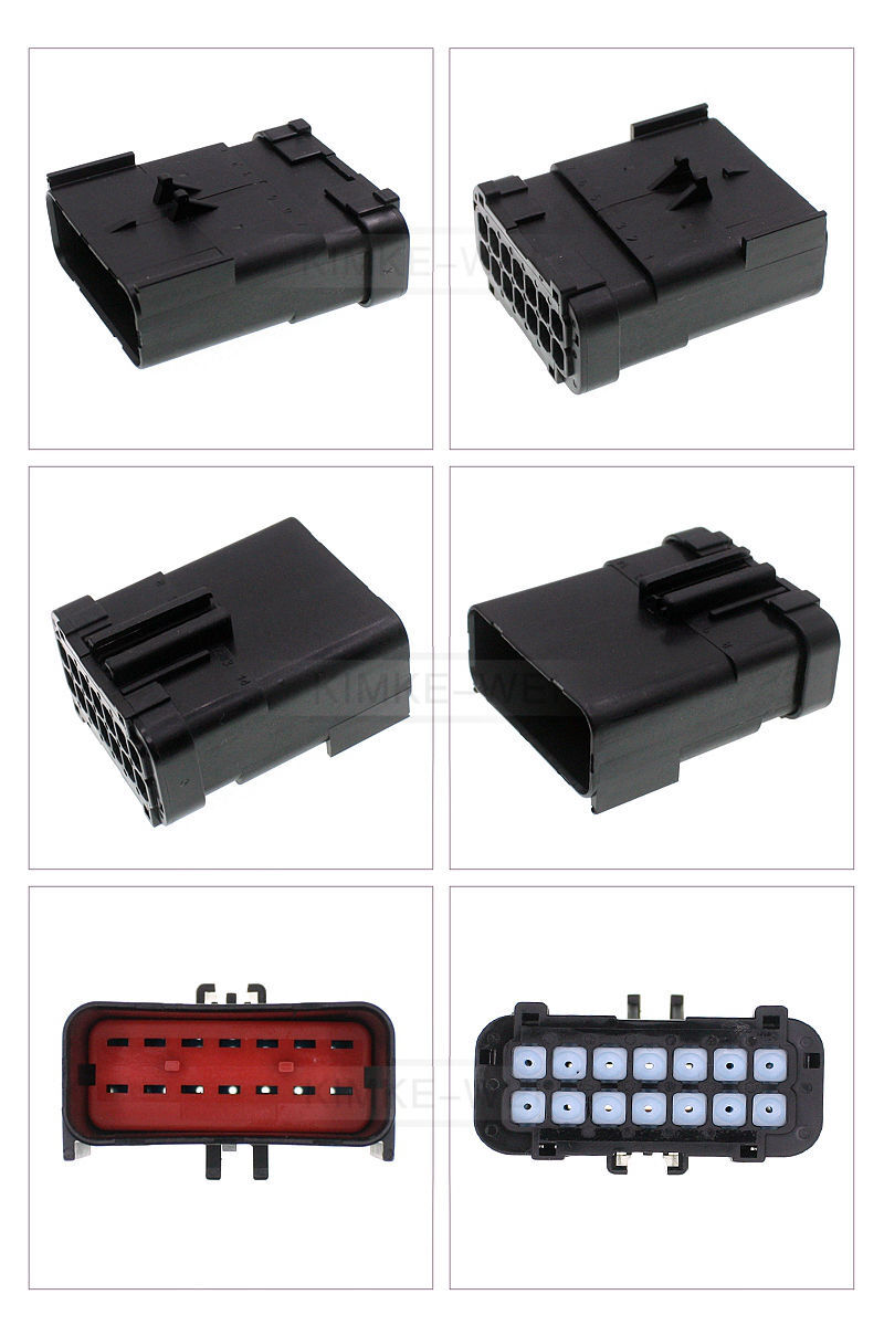 14 Pin/Way Delphi Apex 2.8mm Automotive Male Female Connector Plug ...