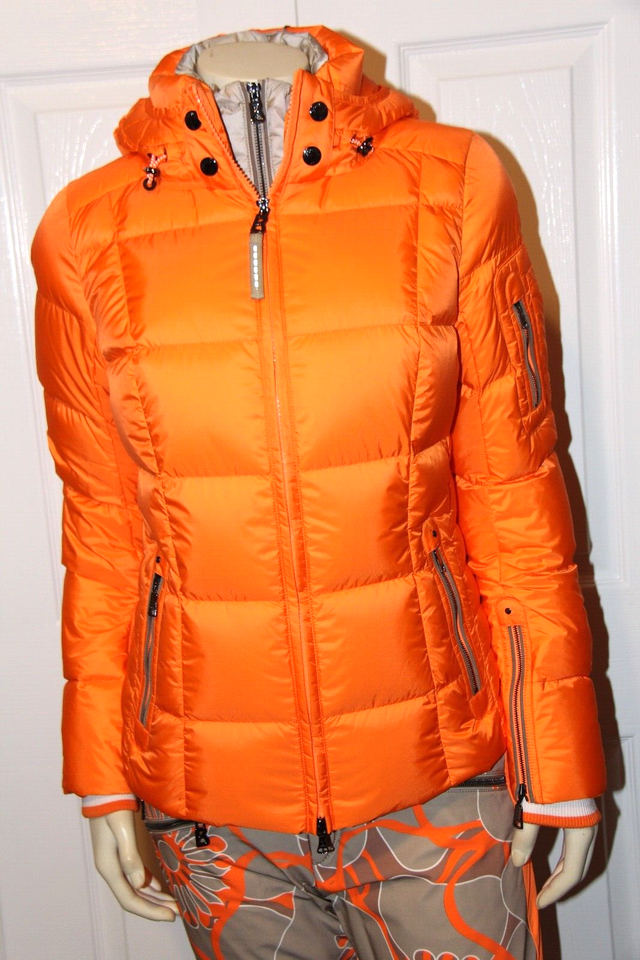 Bogner Coro-D Down Ski Jacket Women's - Size 34 US 4 XS - Orange - NEW ...