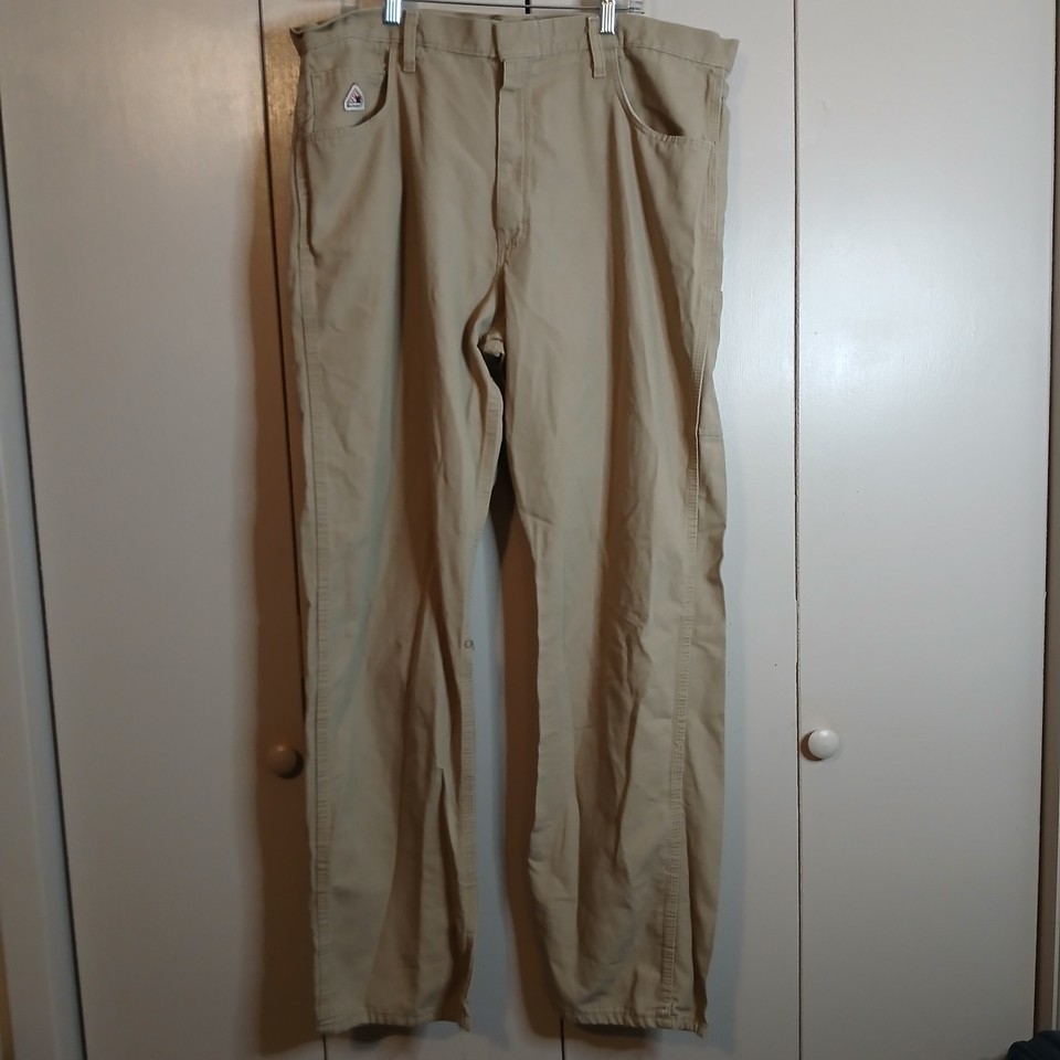 Bulwark FR Cat 2 2112 Flame Resistant Pants 40x33 Tan (0346P2) | eBay