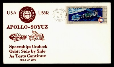DR WHO 1975 SPACE APOLLO SOYUZ UNDOCKING CACHET M36526 | eBay