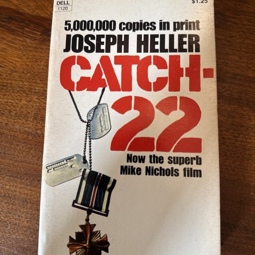 CATCH-22 by Joseph Heller 1970 Vintage Paperback Book Dell 1120 | eBay