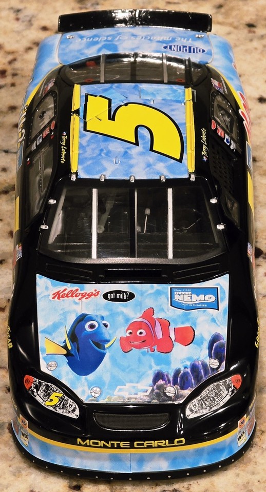 2003 #5 Terry Labonte Kellogg's/got milk? Finding Nemo 1:24 Diecast ...