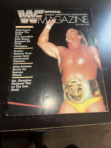 WWF Magazine April/May 1984 Hulk Hogan VG | eBay