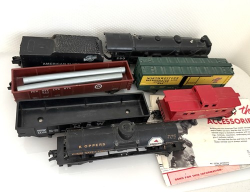 American Flyer 290 Steam Locomotive Gilbert Refrigerator Car 24416 912 ...