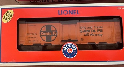 Lionel Santa Fe Hot Box Reefer with Sound and Graffiti Decals | eBay