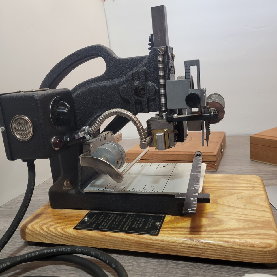 Kingsley M-75 Hot Foil Stamping Machine Type Sets, Rolls, Accessories ...