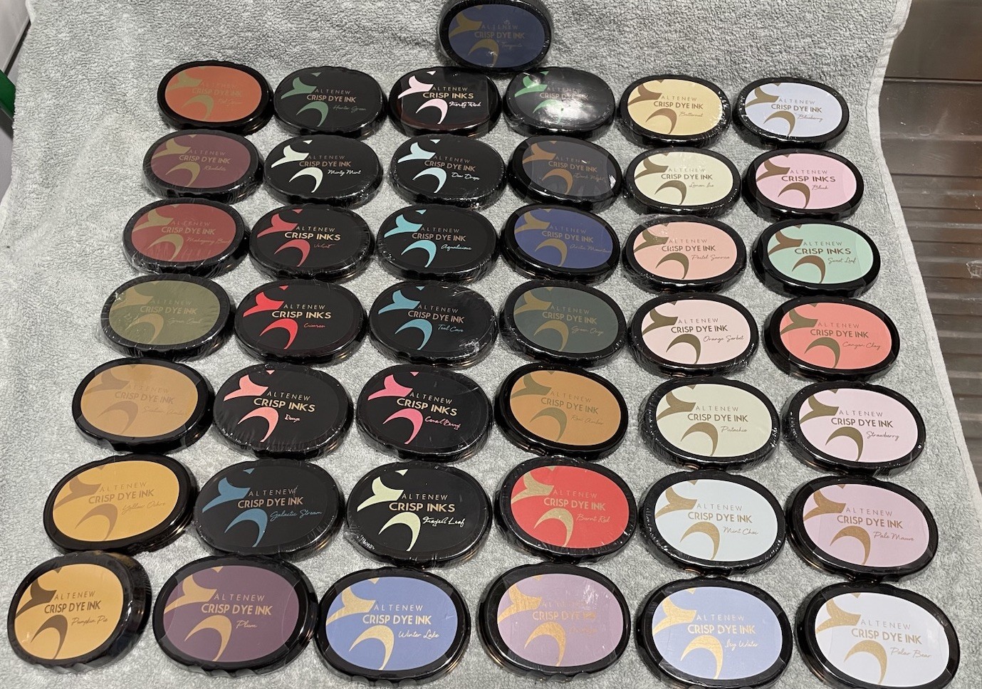 Altenew Crisp Dye Ink Pads Assorted Colors Lot of 43 for Stamping