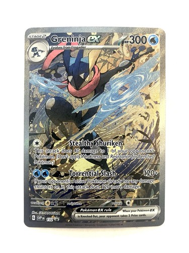 Greninja EX SVP132 Shrouded Fable Black Star Promo Pokemon TCG Card NM ...