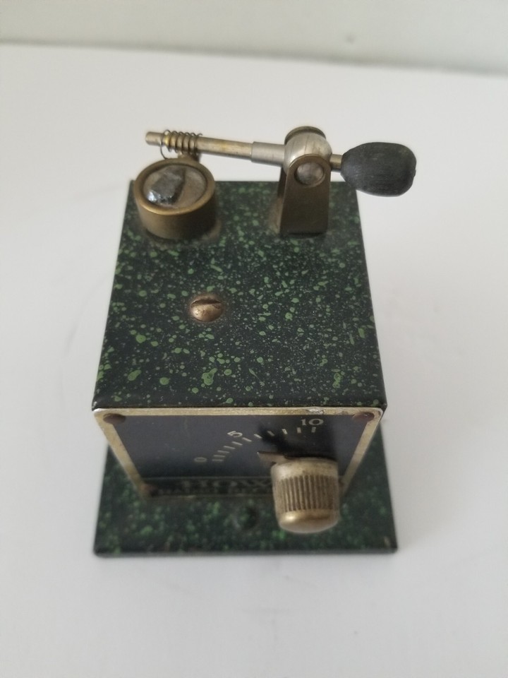 Vintage Antique Howe Crystal Radio Receiver Chicago IL USA Auto Product ...