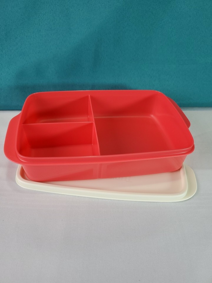 Tupperware Eco Large 1L Lunch It Divided Container Rectangular ...