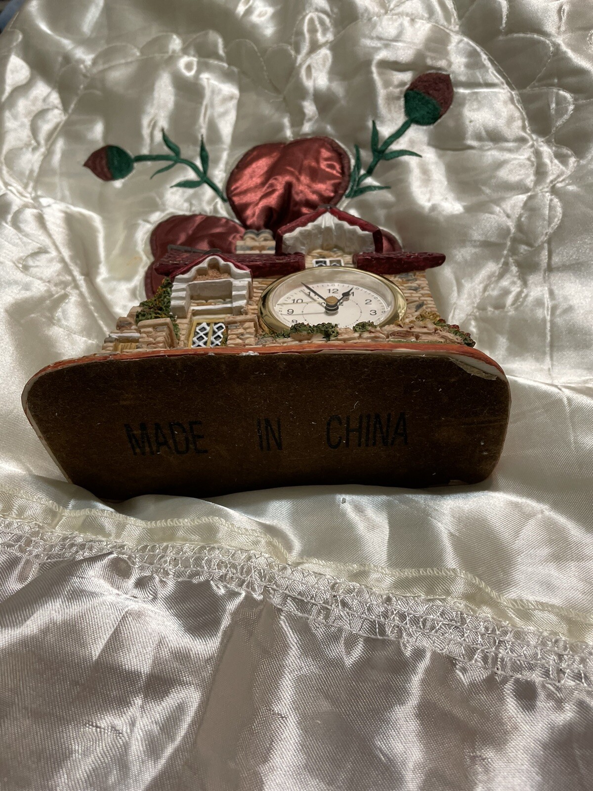 Time Avenue Clock Cottage House Mantel DM-6000 Shontek Quartz Vtg Needs ...