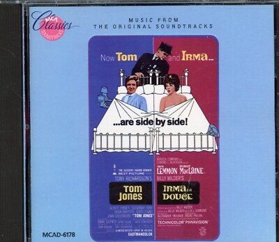 Tom Jones & Irma La Douce by John Addison and Andre Previn (CD, 1990 ...