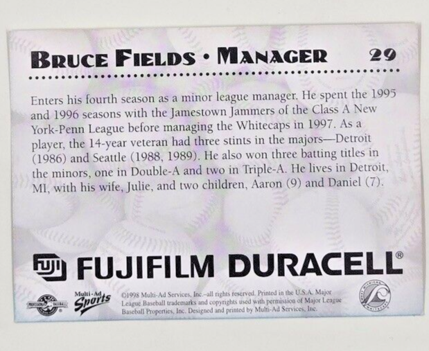 Bruce Fields - Manager # 29 | eBay