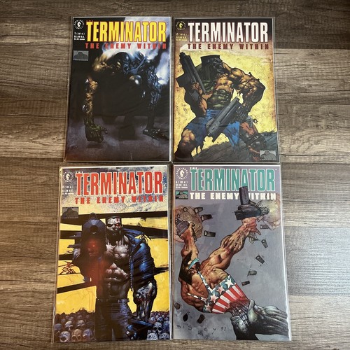 Terminator The Enemy Within Complete Set #1-4 (1992) Dark Horse Comics ...