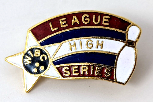 VTG WIBC Womens International Bowling Congress League High Series Lapel ...
