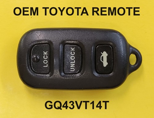 OEM Toyota GQ43VT14T 89742-AA030 Solara Camry Keyless Remote Fob 4 ...