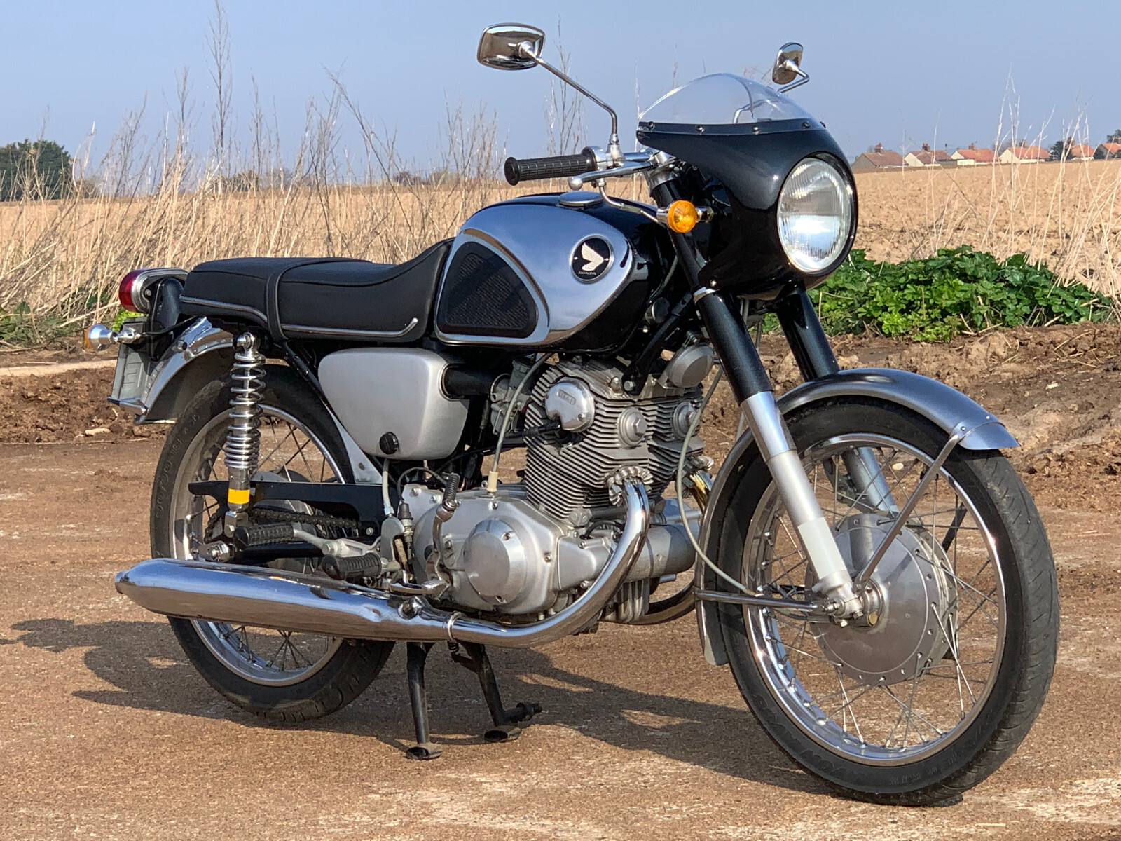 1967 Honda CB77 305cc Cafe Racer Unmolested - Bike Years - 1960s