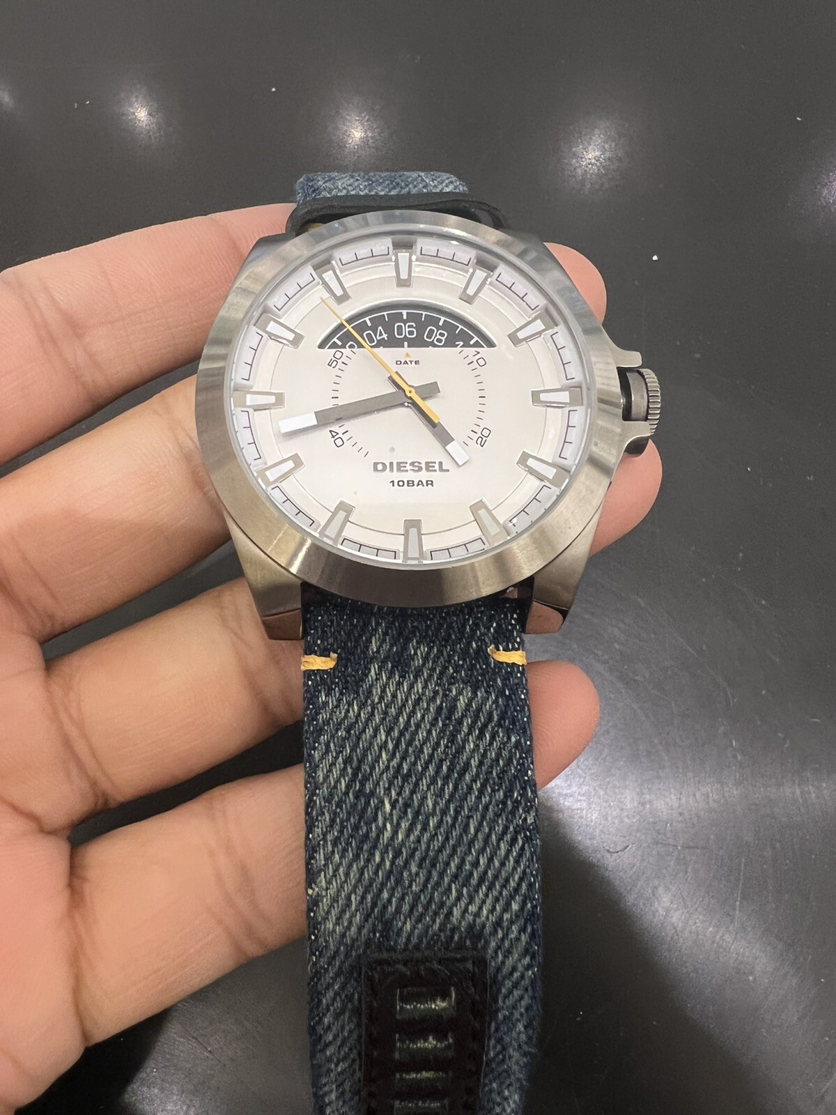 New Diesel Men's Watch Blue Denim | eBay