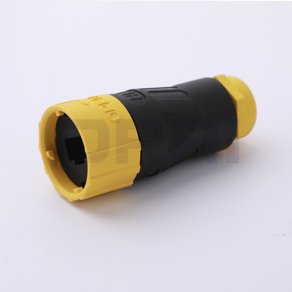 RJ45 waterproof Connector Sockets Female Ethernet Panel Mount Jack Plug ...