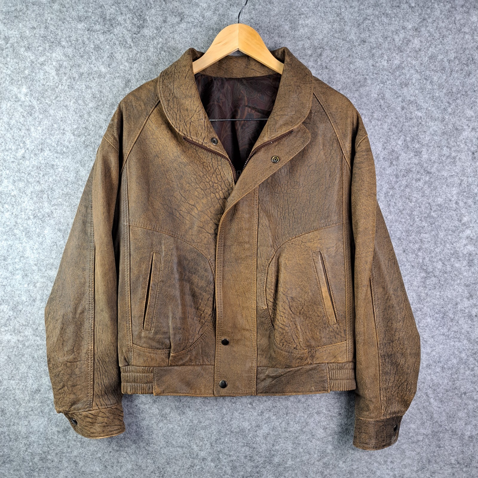 Vintage Roger David Mens Genuine Lamb Skin Jacket Siz… - Gem