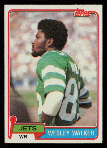 1981 Topps #118 Wesley Walker New York Jets Football Card | eBay