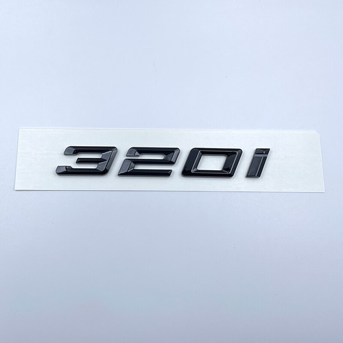 Black Trunk Rear Emblem Badge Letter 320i Fits BMW 3-Series E30 E36 E46 ...