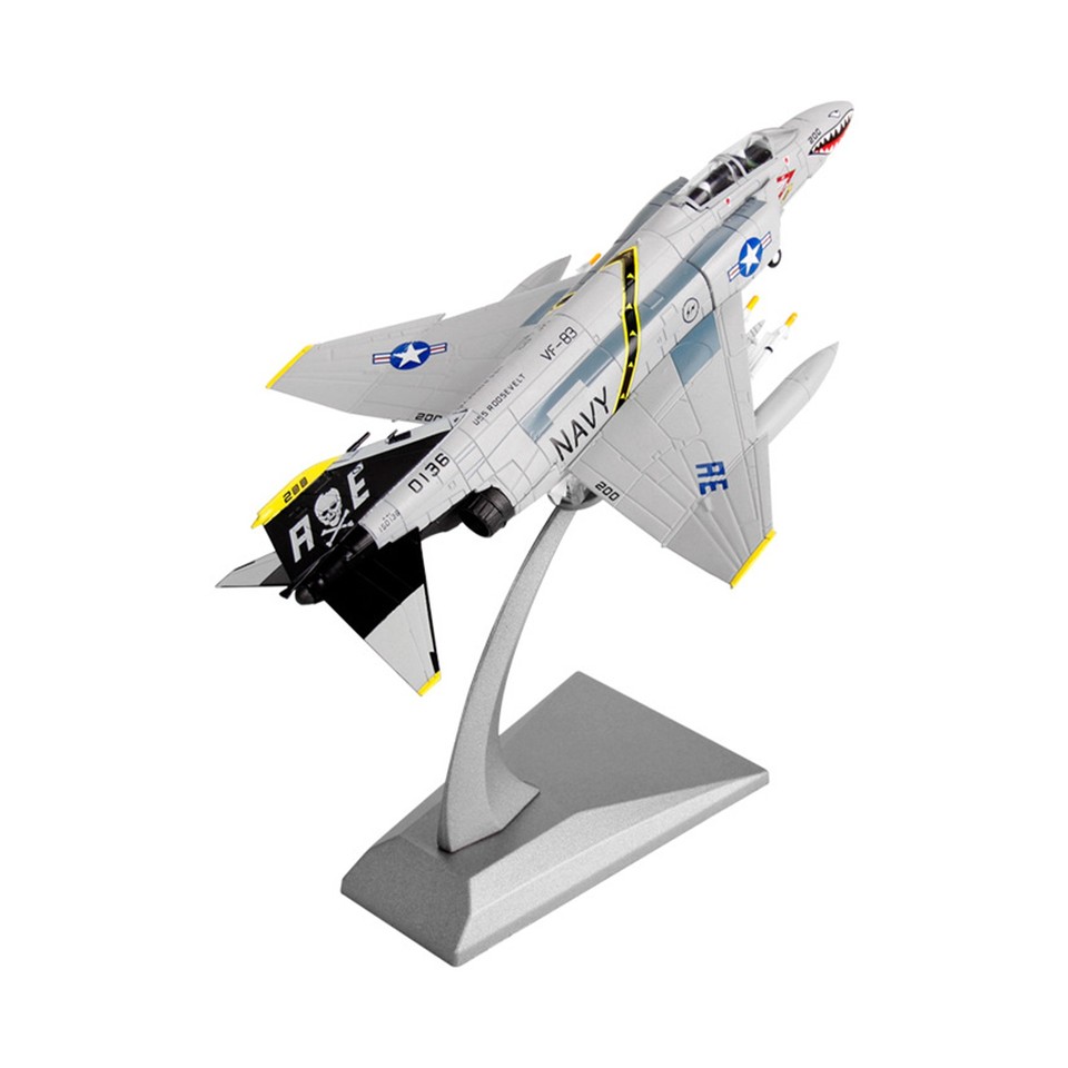 1/100 America F-4C Ghost Aircraft Fighter Model Military Plane ...