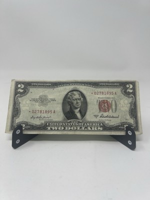 $2 STAR NOTE RED SEAL United States Banknotes - Series 1953A *02781895A ...