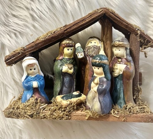 Don Mechanic, Inc. Small Nativity Scene Manager Christmas Birth of ...