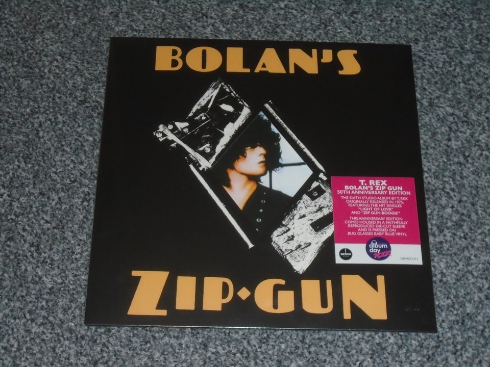 T. REX Bolan's Zip-Gun Vinyl LP 50th Anniversary (Baby Blue) New ...