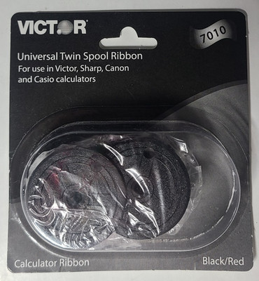 Victor 7010 Black/Red Universal Twin Spool Ribbons Victor Sharp Canon ...